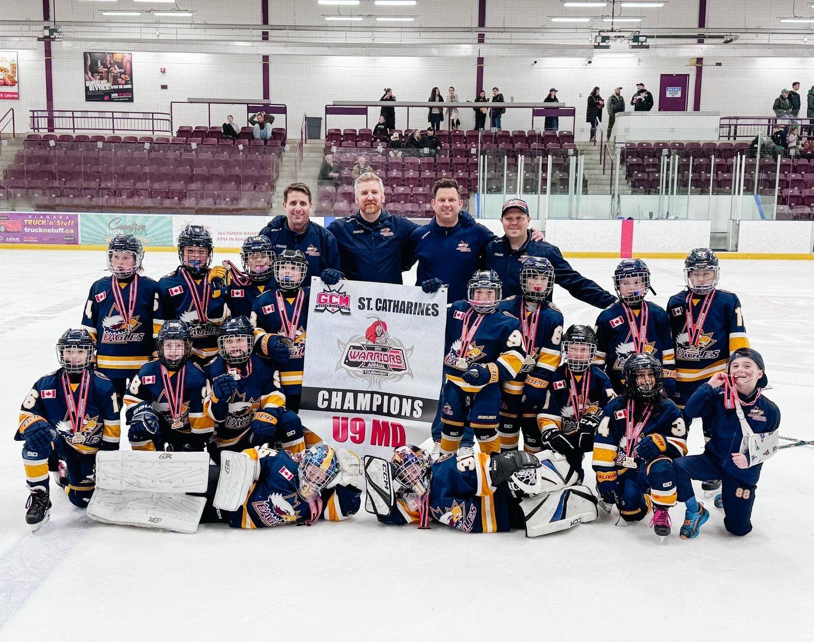 News > U9 TIER 2 GOLD WINS GOLD! (Burlington City Rep Hockey Club)